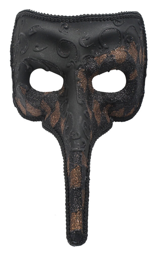 LONG NOSED MASQUERADE MASK - Checker Designs - VENETIAN - Walmart.com
