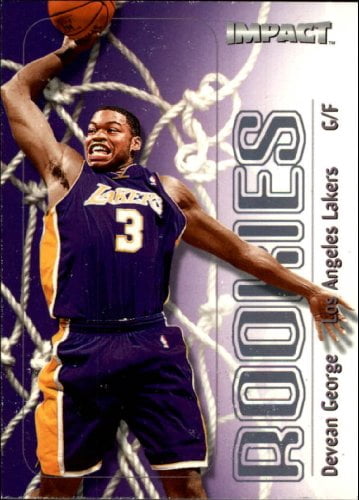 1999-00 SkyBox Impact #189 Devean George RC NBA Basketball Trading Card ...