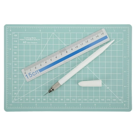 Exacto Knife Set, Portable A5 Cutting Pad Hobby Knife Aluminum Ruler ...