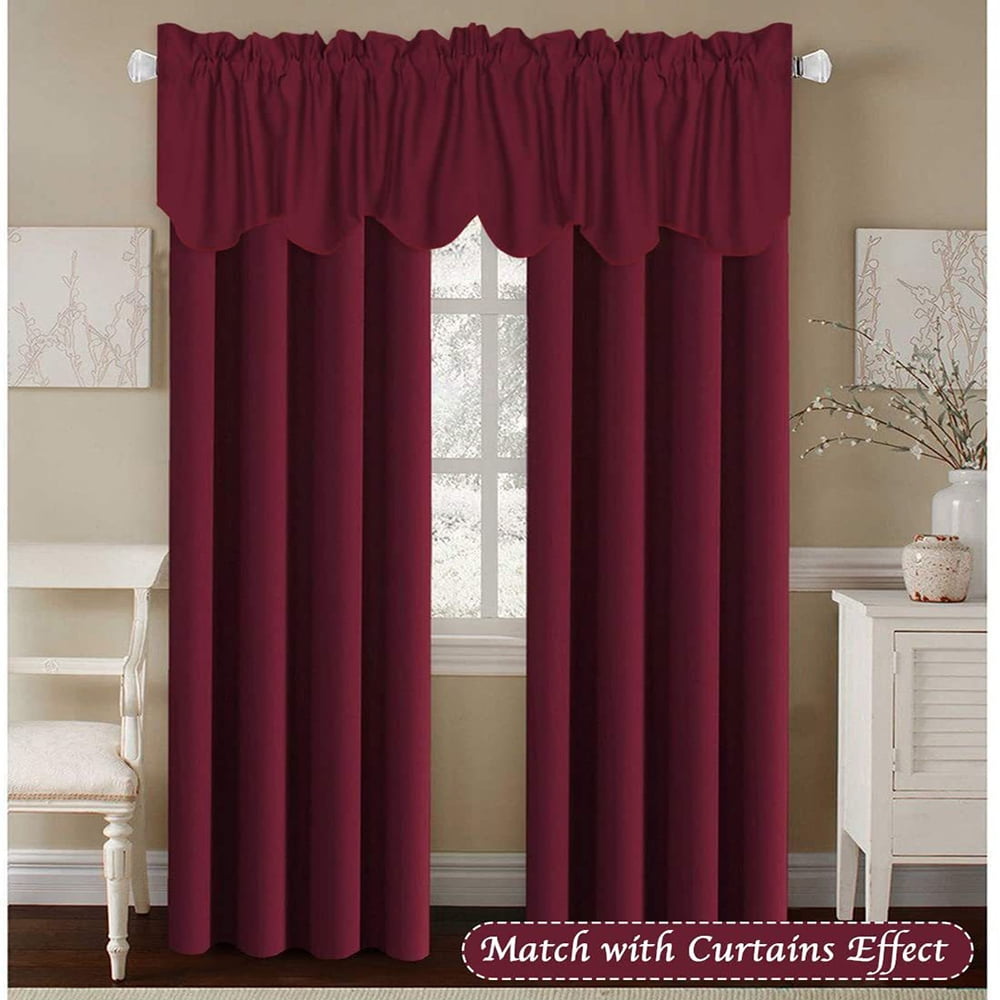 CUH Luxury Drapes Thermal Insulated Privacy Bedroom UV Protection Rod ...
