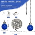 1Bag DIY Necklace Making with Round Natural Quartz Pendants Iron Ball ...