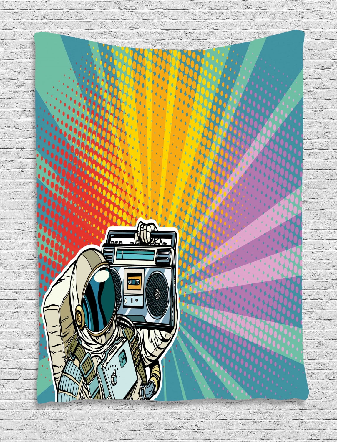 Astronaut With Boombox