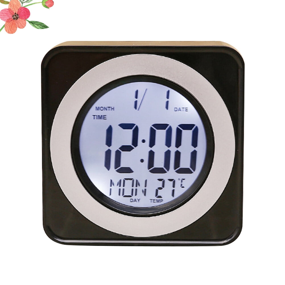 Temperature Alarm Clock Time Date Month Week Display Alarm Clock ...