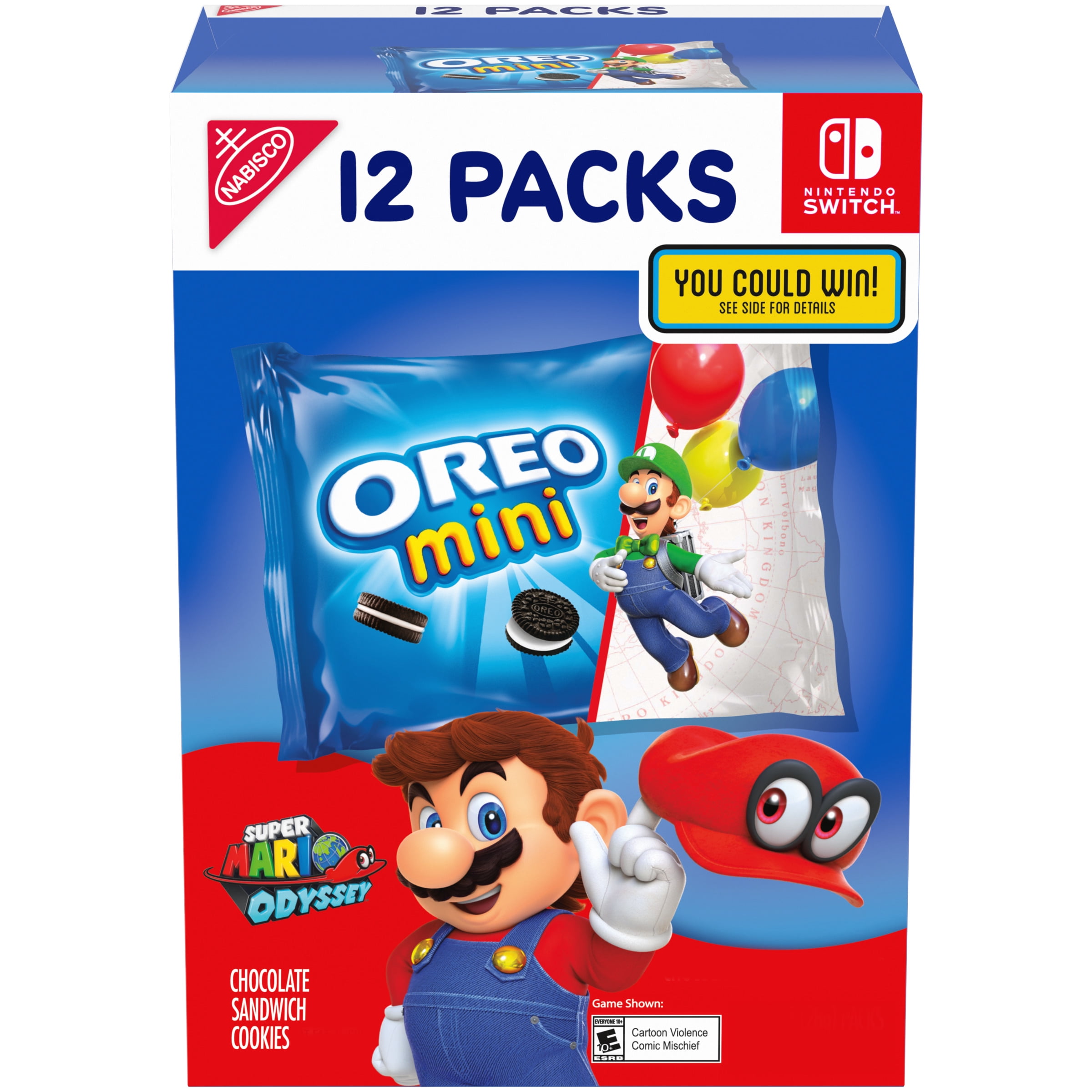 OREO Mini Chocolate Sandwich Cookies, 12 Snack Packs - Walmart.com