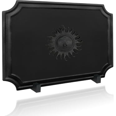 SIMOND STORE - Fire Back for Fireplace with Feet - 20"(W) x 16"(H) Cast ...