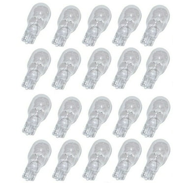 Moonrays 95504 Wedge Base Light Bulbs, Clear, 7-Watt, 4-Pack - Walmart.com