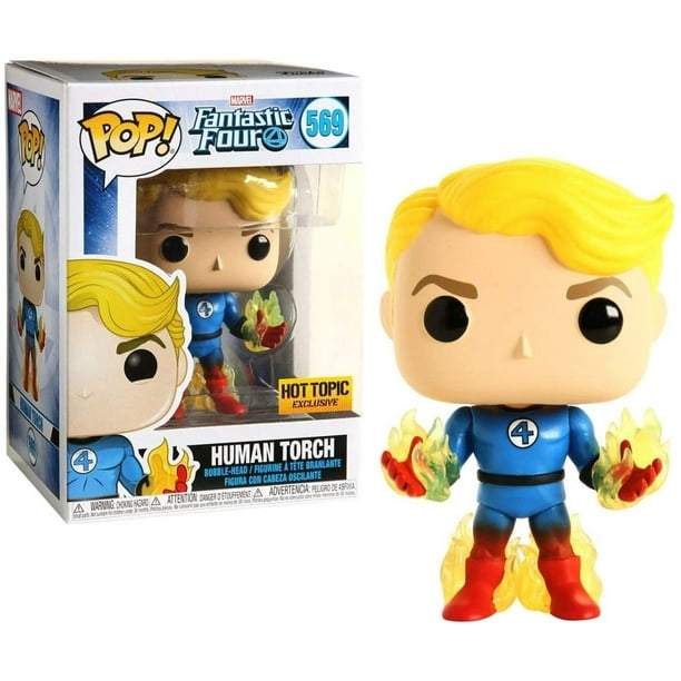 Funko POP Marvel Cuatro Fantásticos Antorcha Humana #569 Exclusiva ...