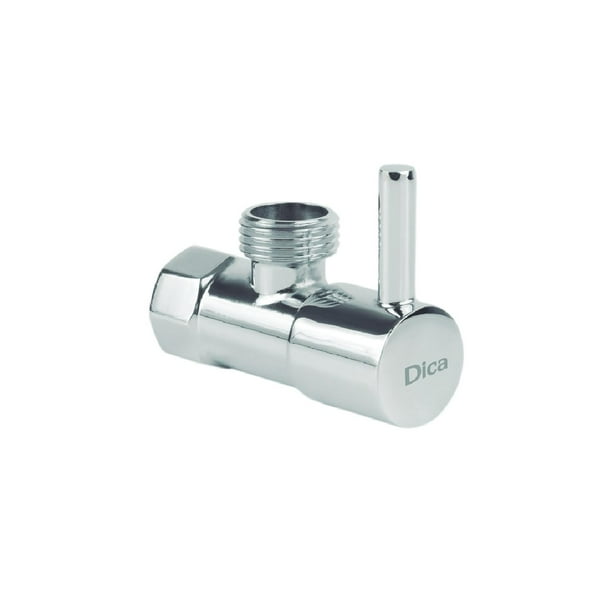Llave Angular Cromo Con Maneral De Palanca Para Wc Casa Dica Dica 3404CV | Walmart en línea