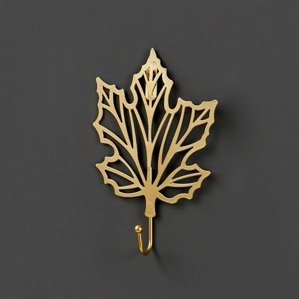 Gold Decorative Wall Hooks, Key Holder Wall Mounted for Hanging Hats ...