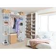 Seville Classics Expandable Closet Organizer System, White - Walmart.com