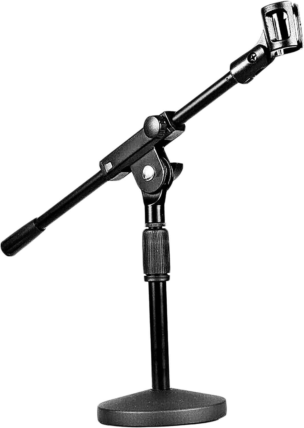 Desktop Microphone Stand Small Table Desk Mic Holder Stands Clip Holder ...