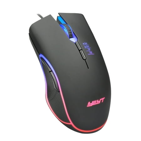 YWYT USB Wired Gaming Mouse Ergonomic 7 Button LED Backlit 3200 DPI ...