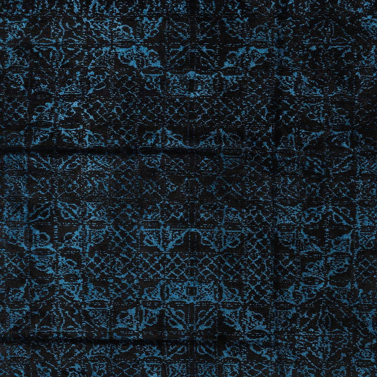 Ahgly Company Indoor Square Abstract Black Abstract Area Rugs, 6 ...