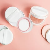 WORGEOUS 2pcs 10g Empty Powder Case Round Elastic Mesh Loose Powder ...