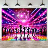 Disco Party Decorations Backdrop, Retro Back To 60s 70s 80s 90s Disco ...