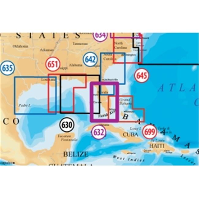Navionics MSD/632P Platinum Plus Florida Marine Digital Map - Walmart.com