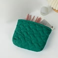 Hand-Knitted Striped Cosmetic Bag | Intricate Color-Blocked Pattern ...