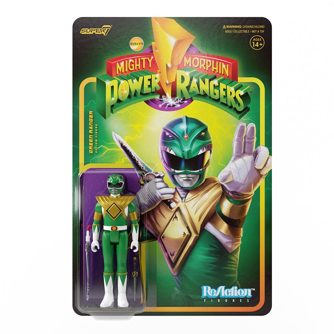 4" Power Rangers Mighty Morphin Green Ranger Action Figure - Walmart.com
