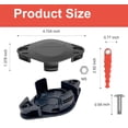 TGHTBA-Weed Wacker Blade Trimmer Head,Weed Eater Blades Compatible with ...