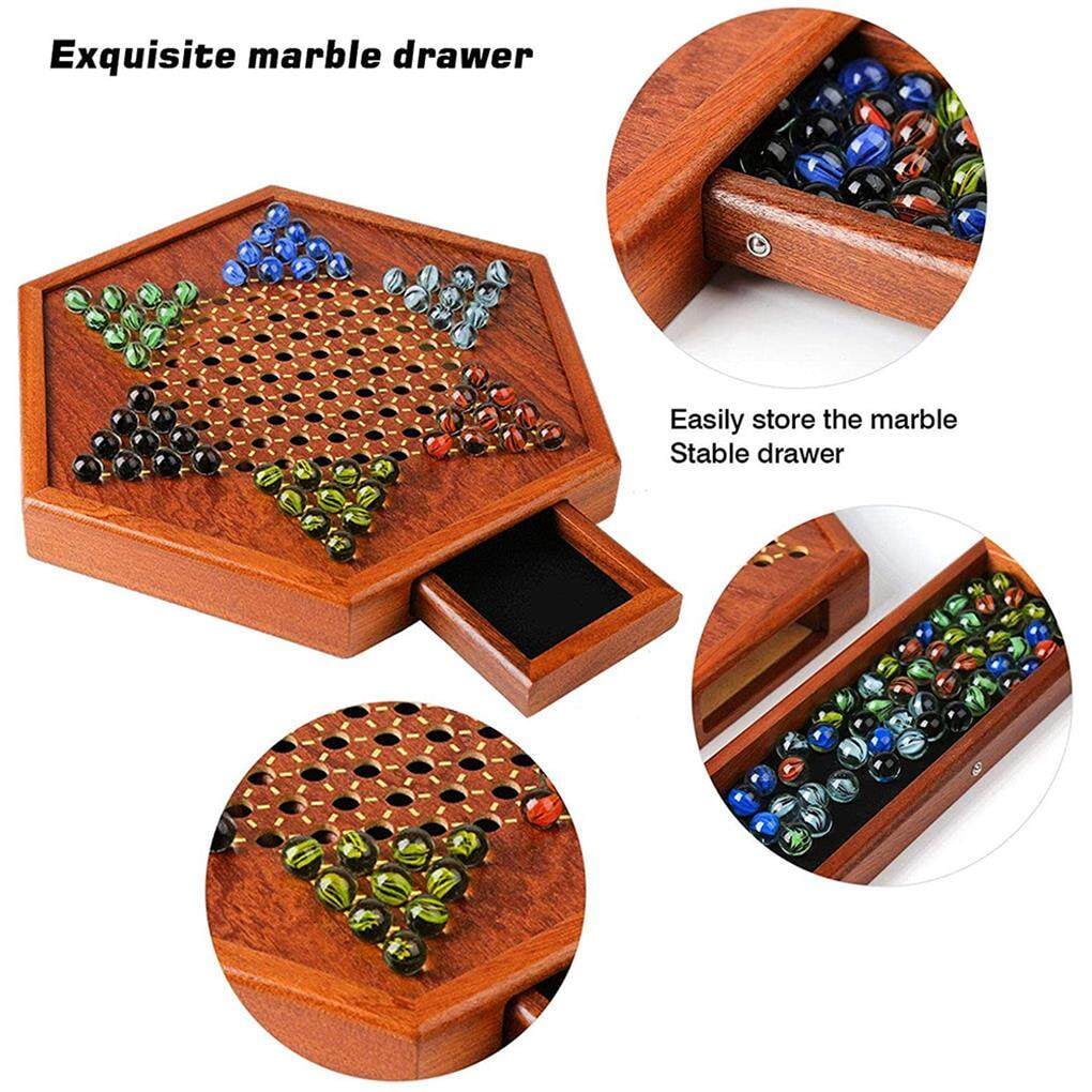 Click here for Becaristey Portable Chinese Checkers Board Game Wi... prices