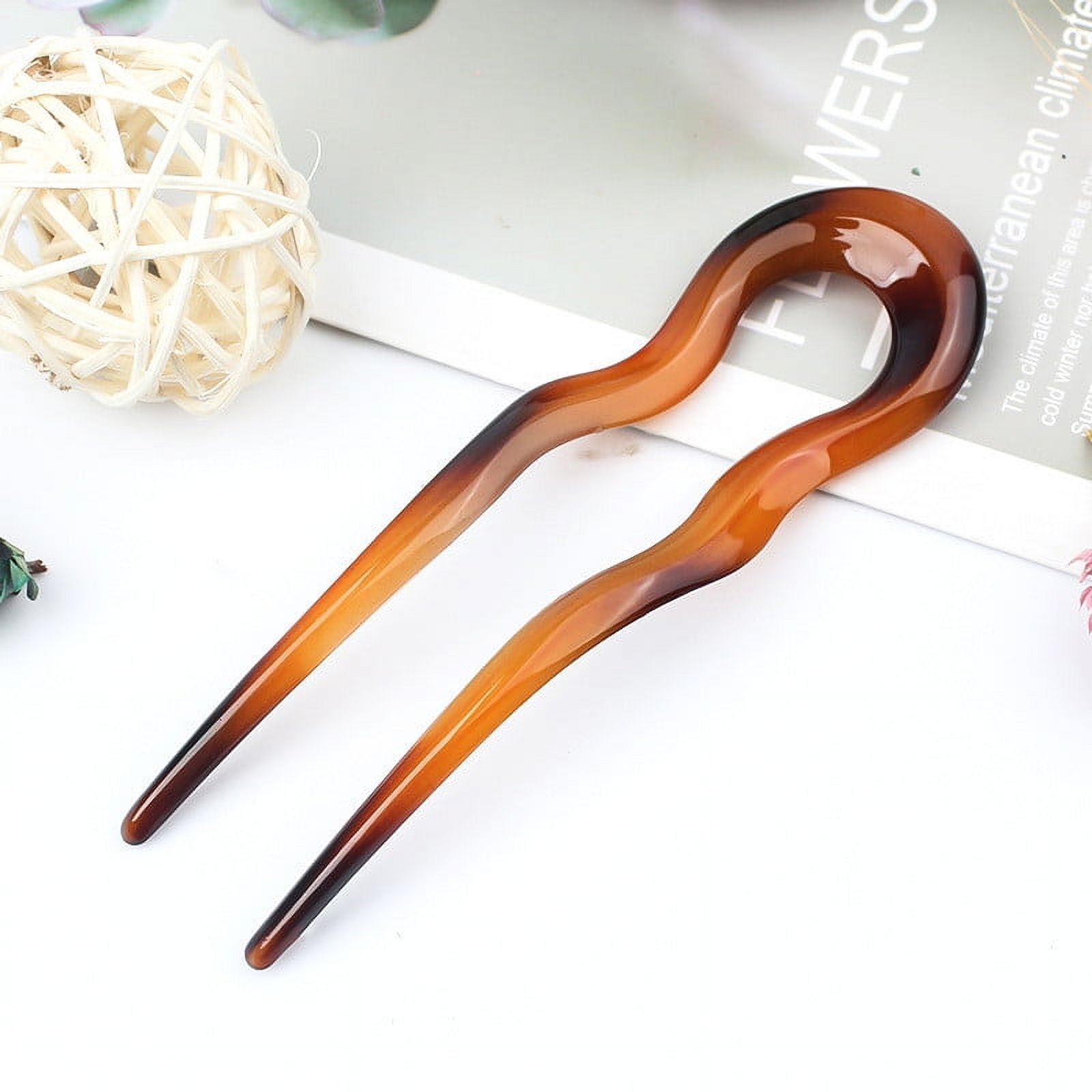 Click here for Herunwer French Twist Stick Hair Fork  U Shaped Ha... prices