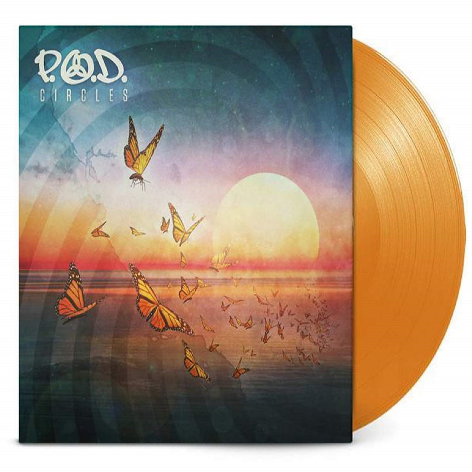 P.O.D. - Circles Album Exclusive Limited Edition 180 Gram Orange Vinyl ...