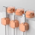 Transparent Magnetic Cable Organizer, Magnetic Cable Clips, Adjustable ...