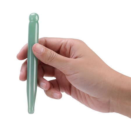 Qiilu Rose Quartz Stick,1PC Natural Stone Carving Polished Massage ...