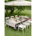 Back To School Rectangle Outdoor Tablecloth with Umbrella Hole Tulips ...