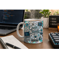 Code Queen Mug 3D Effect for Software Engineers, Programmer Coffee Cup ...