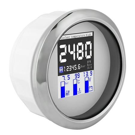 Multifunction Instrument 3.3in Multifunction Meter Waterproof Gauge ...