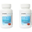 Major DOK Docusate Sodium Stool Softener Tablets, 100 mg, 1000 Count ...