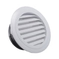 Homena Duct Vents Round Louvered Vents Interior ABS Grille Ventilation ...