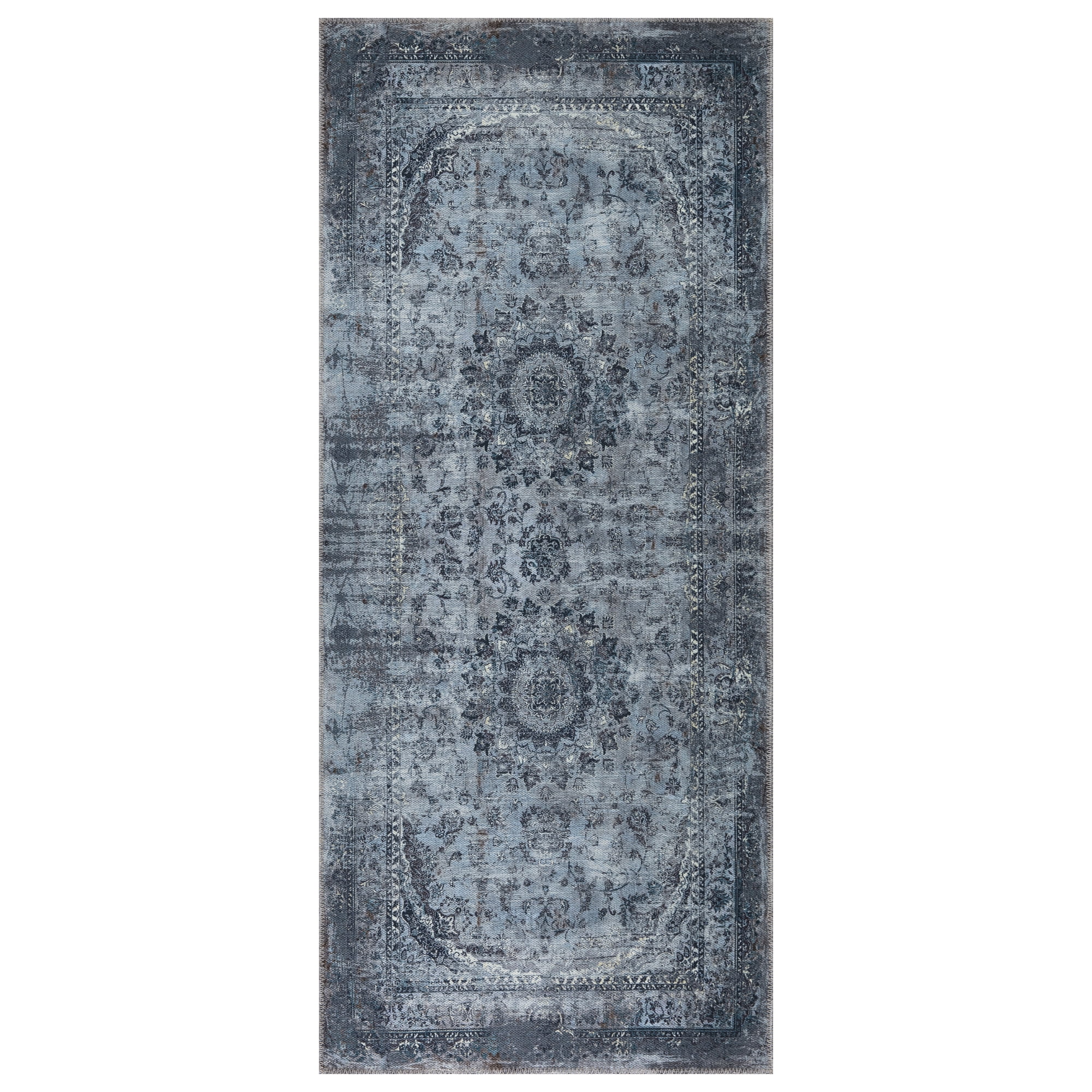 Ottomanson Machine Washable Cotton 3x6 Flatweave Runner Rug for Bedroom ...