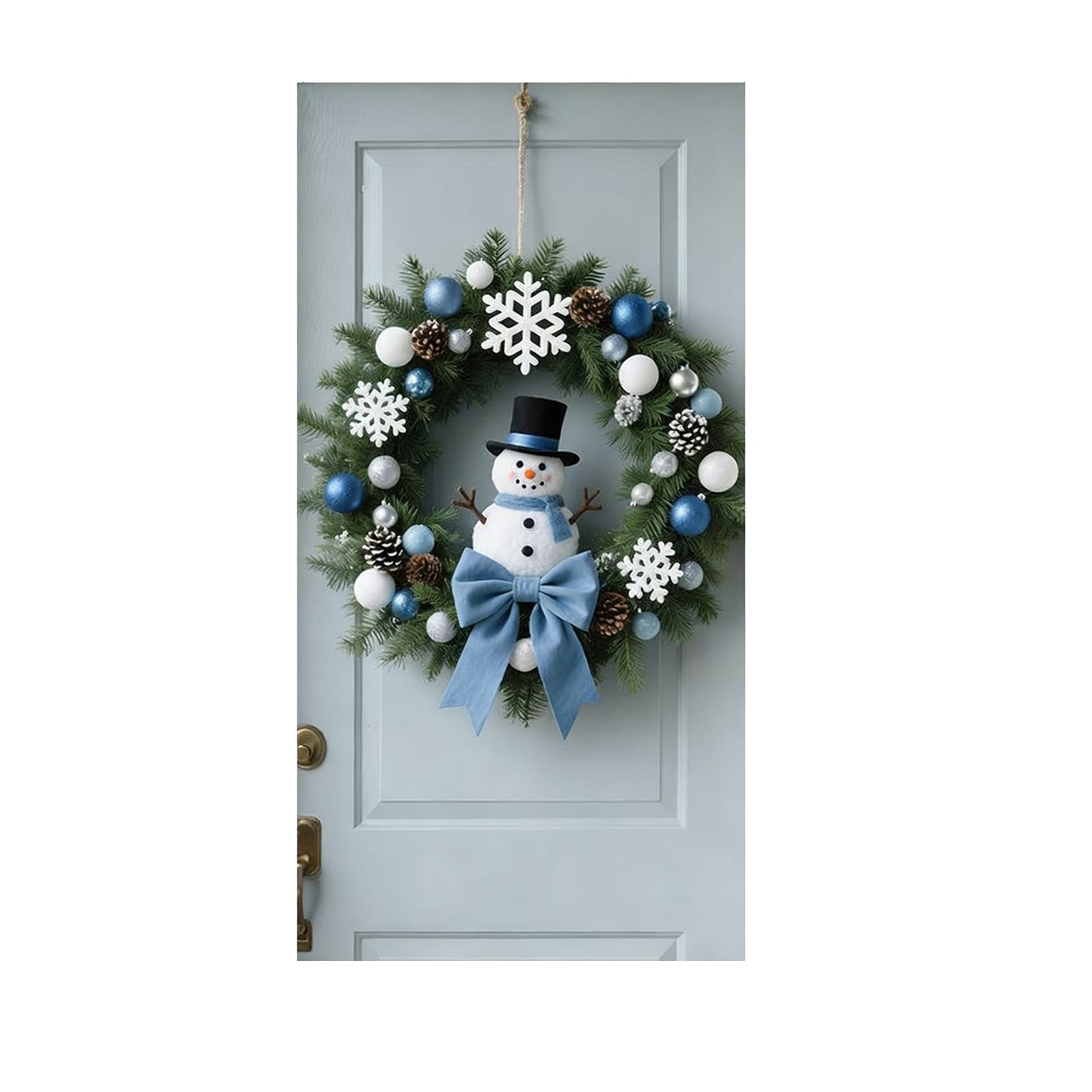 Click here for Generic Snowman Door Set With Wreath Design  Nylon... prices