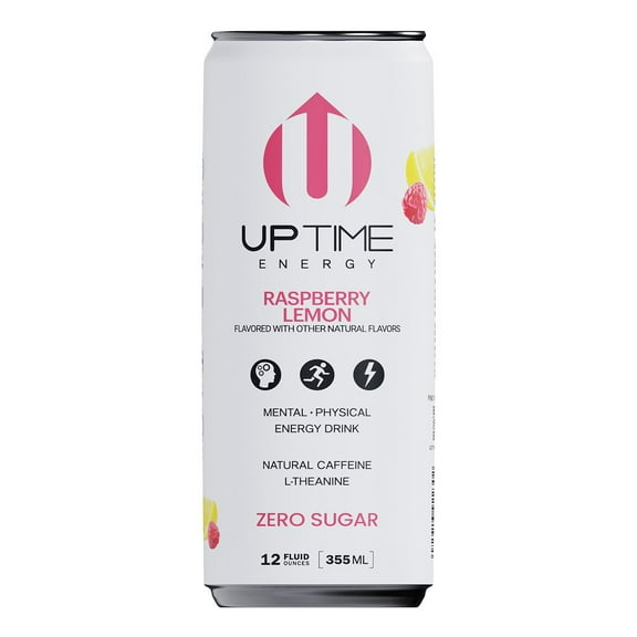 UPTIME Energy Drink, Sugar-Free, 12oz, 5 Flavor Variety with Oasis ...