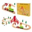 Maxim Kids Railway Wooden Train Set (40 Pieces) Play Train Set ...