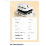 "HTVRONT Professional 1500W Large 15""x15"" Auto Heat Press Machine ...