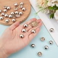 1-Hole Zinc Alloy Buttons Mushroom Platinum 15x11mm Hole: 2mm 30pcs/set ...