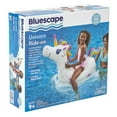 Bluescape White Unicorn Inflatable Water Ride-on Pool Float, for Kids, Age 9 & up, Unisex ...