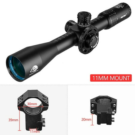 Fire Wolf 4.5-18x44 Ffp Tactical Optical Rifle Scope Adjustable Red ...
