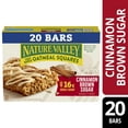 (4 pack) Nature Valley Soft Baked Oatmeal Squares, Cinnamon Brown Sugar, 20 Bars, 24.8 oz ...