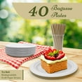 Reli. Compostable Paper Plates, 7 Inch BSL1 (40 Pack) | White ...