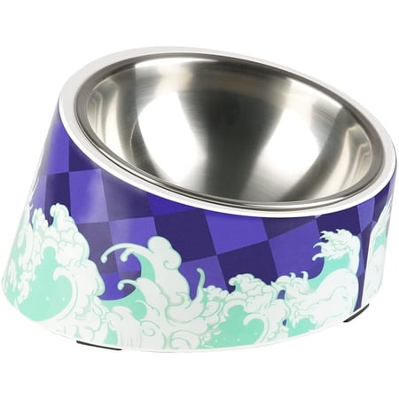 Mess Free 15° Slanted Bowl for Dogs and Cats, Tilted Angle Bulldog Bowl ...