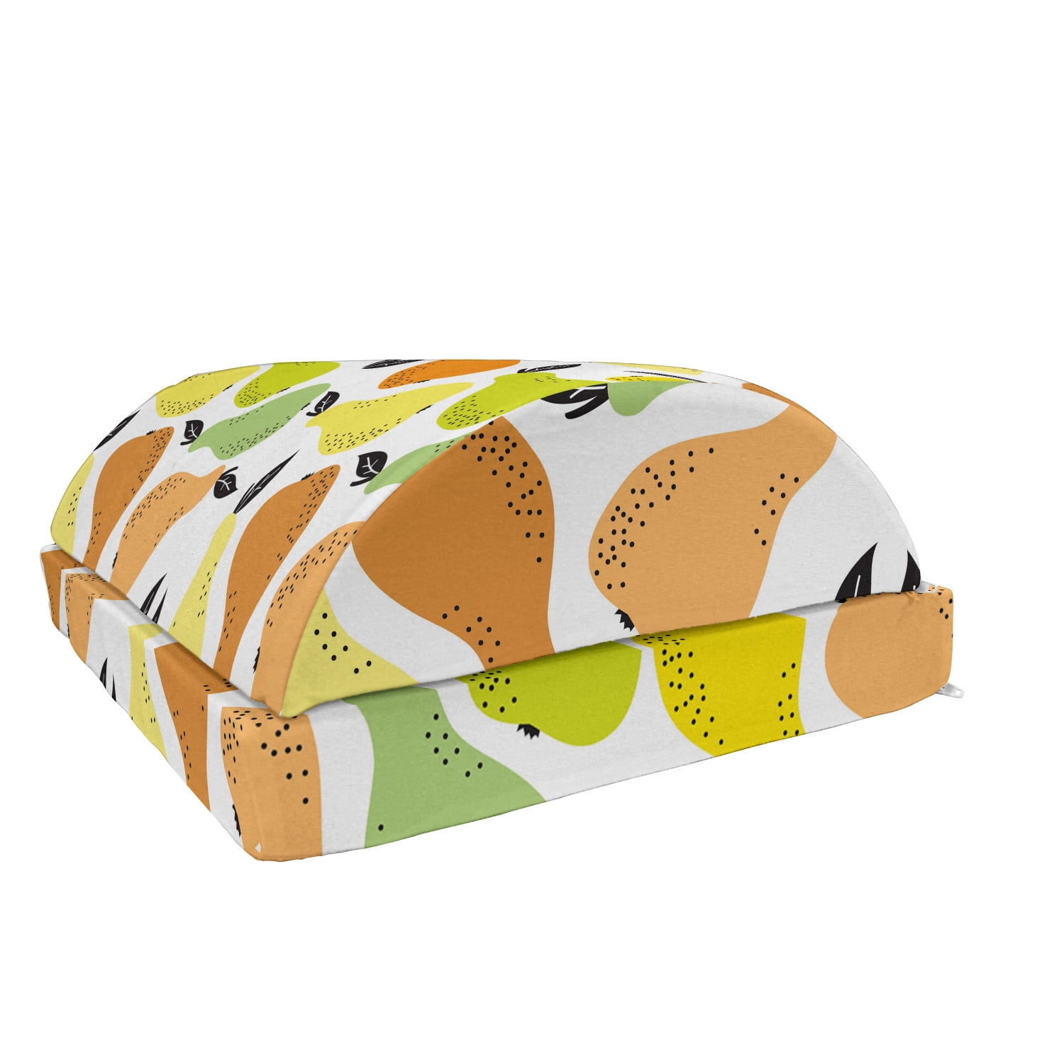 Pear Foot Rest, Nature Colors Themed Fruits Summer Organic Farming ...