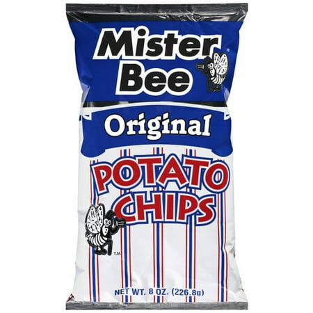 Mister Bee Original Potato Chips, 8 oz - Walmart.com