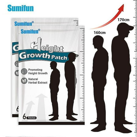 6pcs Height Growth Patch Adult Child Bone Development Foot Sticker Grow ...