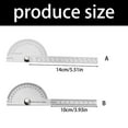 14/10cm Stainless Measurement Tool Angles Finders 180 Degree ...