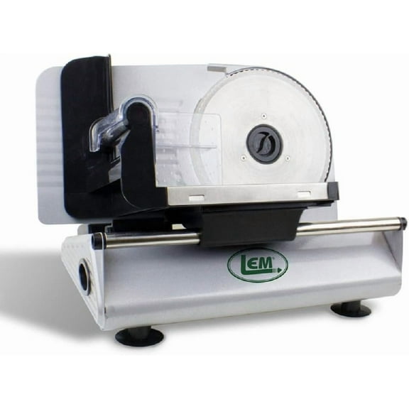 LEM Products 7 Inch Electric Meat Slicer Machine with a Stainless Steel ...