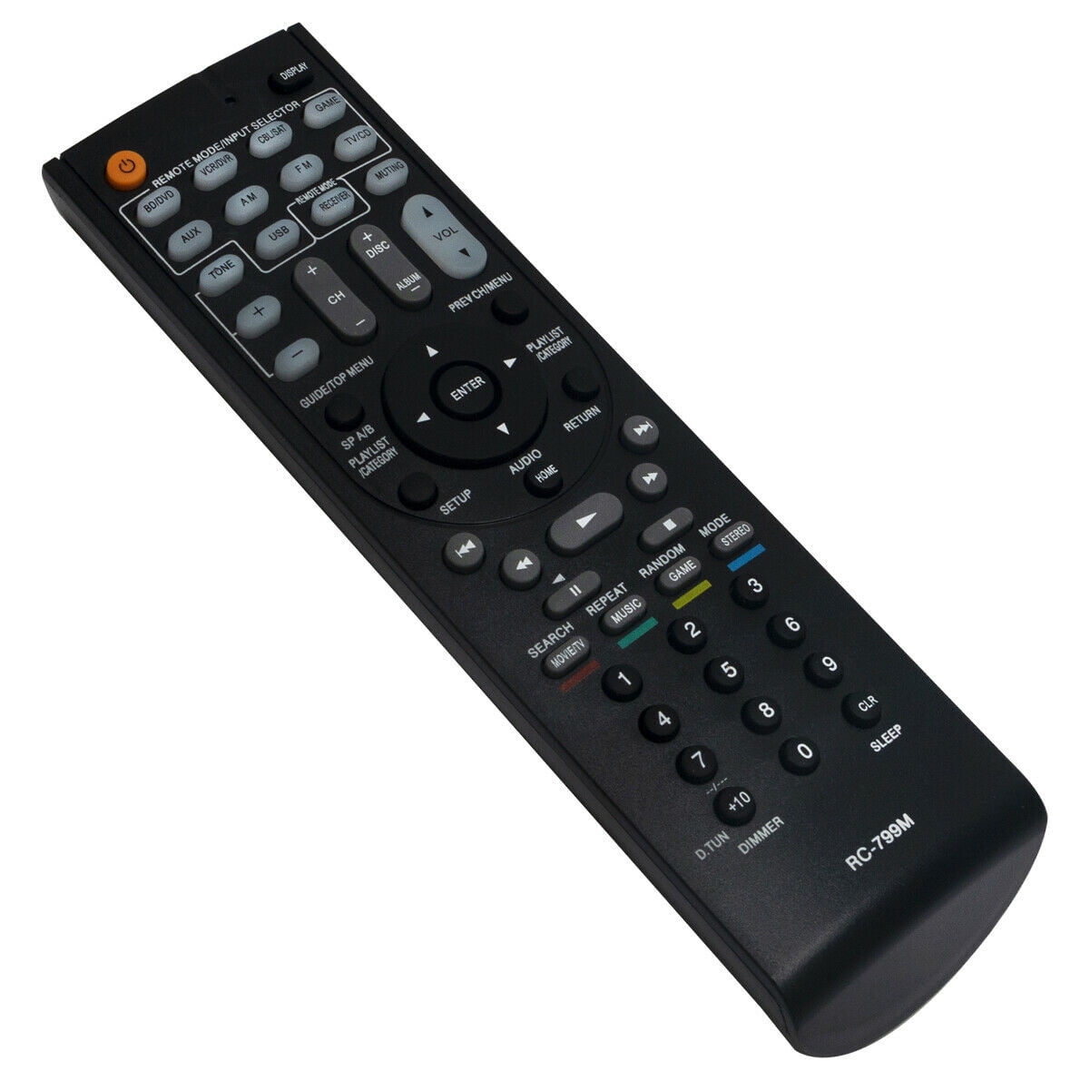 RC-799M Replace Remote for Onkyo AV Receiver HT-R391 HT-RC330 HT-RC430 HT-R548 - Walmart.com